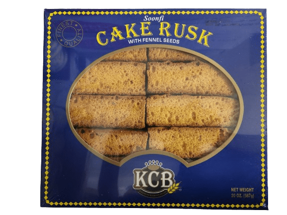 KCB Cake Rusk with Fennel Seeds - Mediterranean Mart and Indian Foods